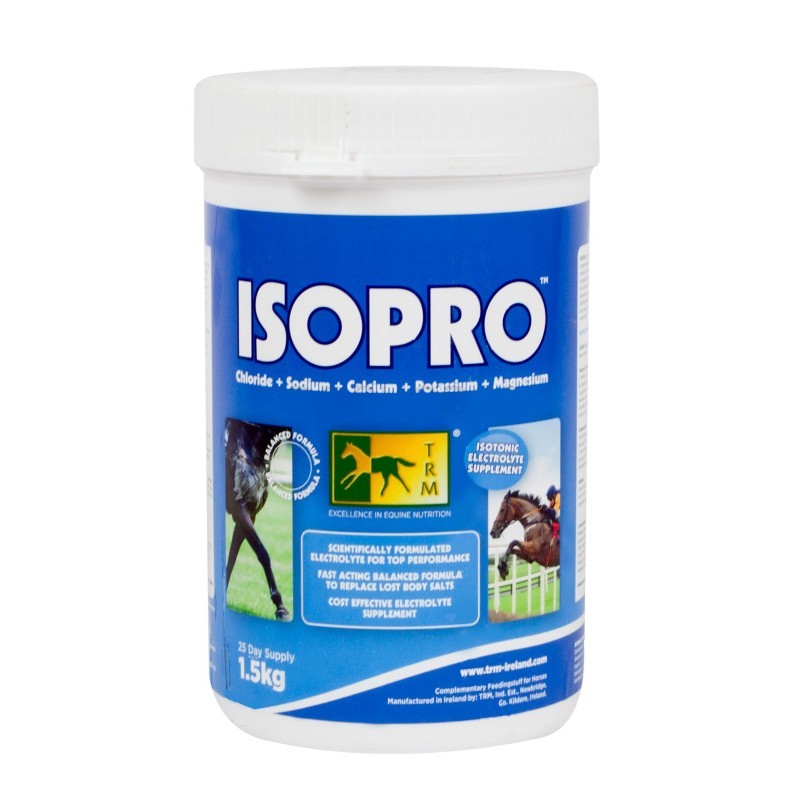 Électrolytes isotoniques chevaux 1,5 kg Isopro - Trm - Trm - Écurie ...