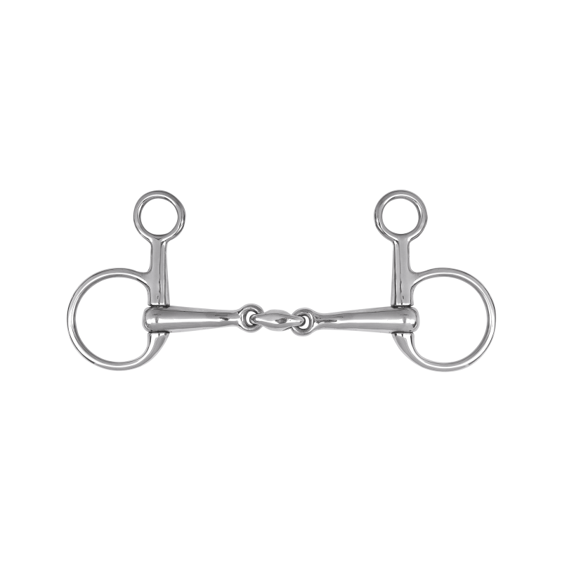 Mors Baucher double brisure en inox - Waldhausen - CAVALHORSE - Mors Pessoa Mors Baucher - Equestra