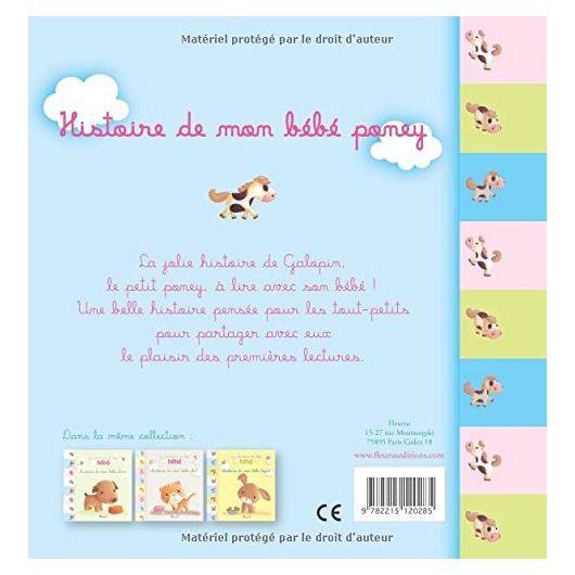 Les animaux de mon bébé : histoire de mon bébé poney Fleurus - Equestra